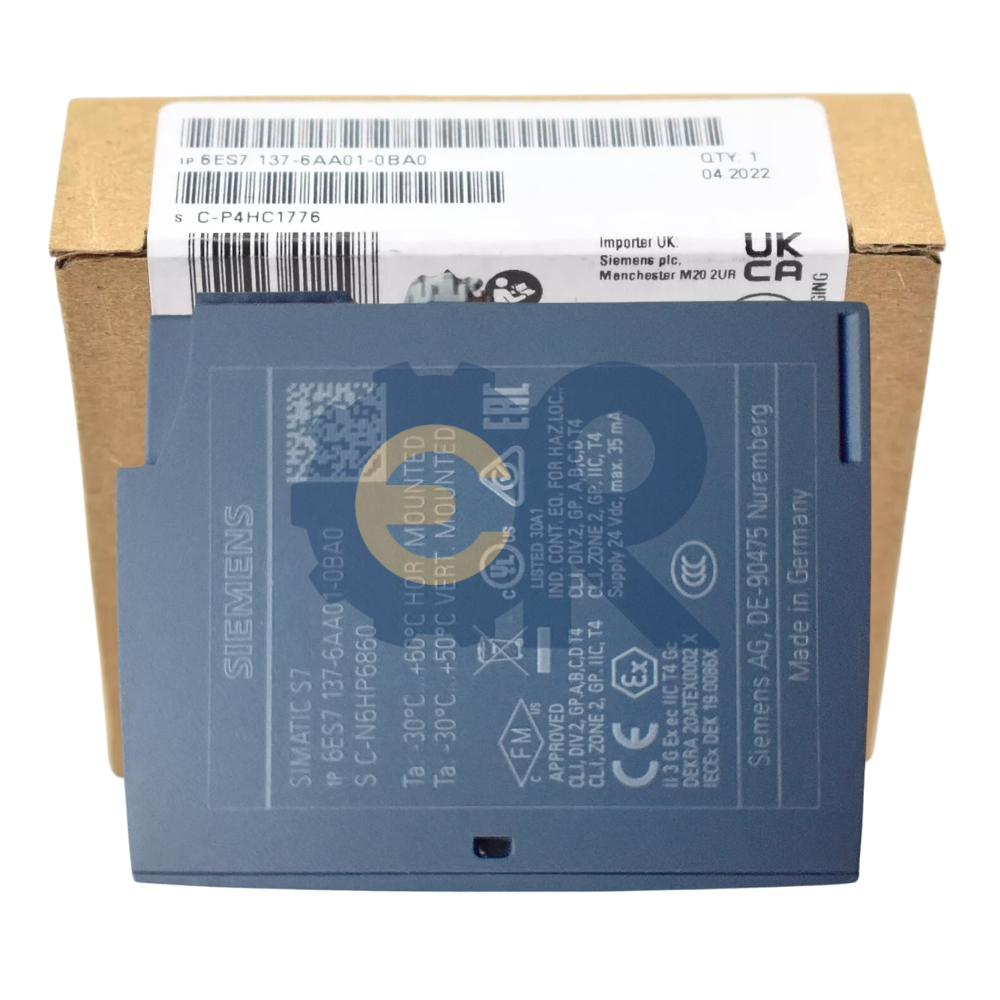 Siemens 6ES7137-6AA01-0BA0 SIMATIC ET 200SP CM DP PROFIBUS Interface ...