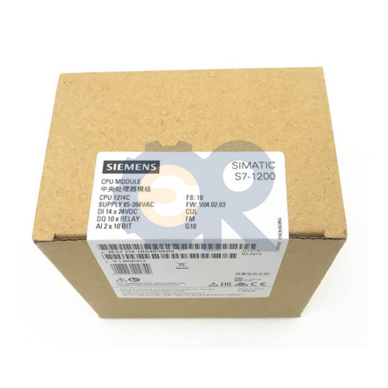 Siemens 6ES7214-1AG40-0XB0 SIMATIC S7-1200 CPU 1214C Compact PLC - GoldRayline