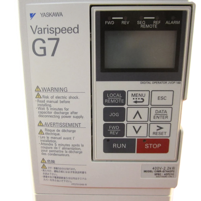 Inverter Yaskawa CIMR-G7A42P2 Varispeed serie G7 - GoldRayline