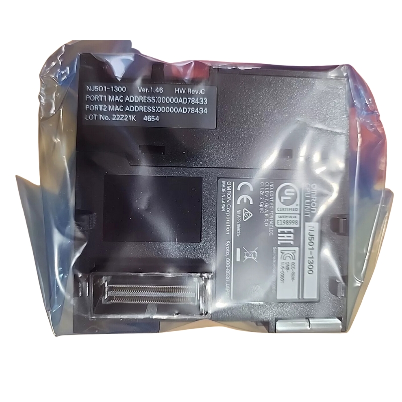 Omron NJ501-1300 NJ501 Series PLC CPU Unit - GoldRayline