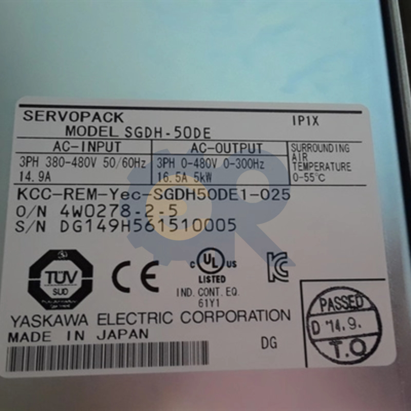 Yaskawa SGDH-50DE Sigma-II MECHATROLINK-II Servo Drive - GoldRayline