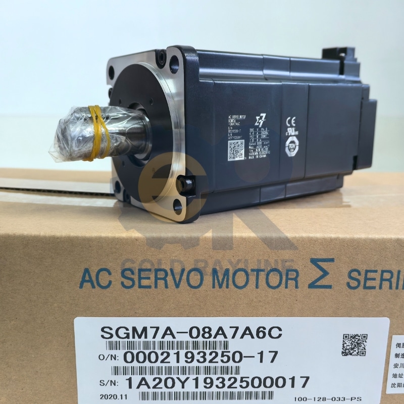 Yaskawa SGM7A-08A7A6C Sigma-7 AC Servo Motor - GoldRayline
