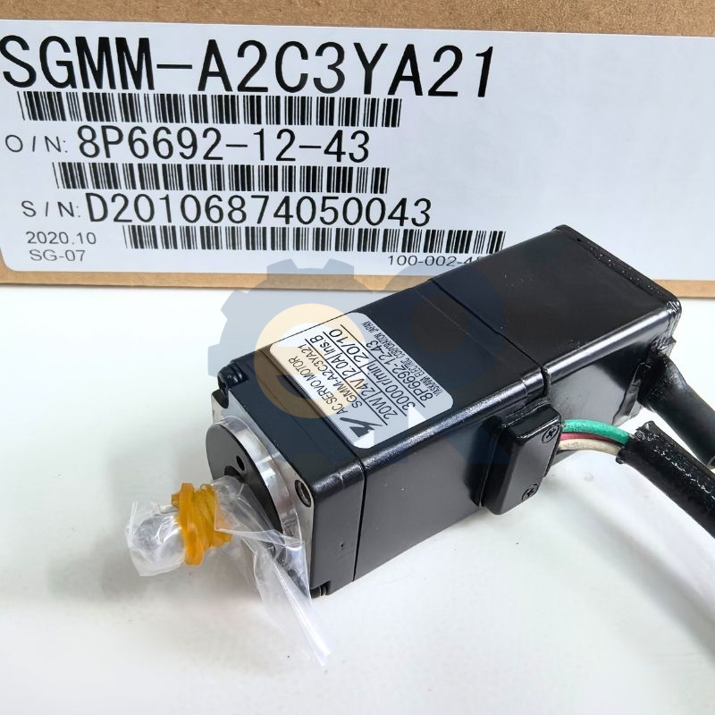 Yaskawa SGMM-A2C3YA21 Sigma-II Micromotor AC Servo Motor - GoldRayline