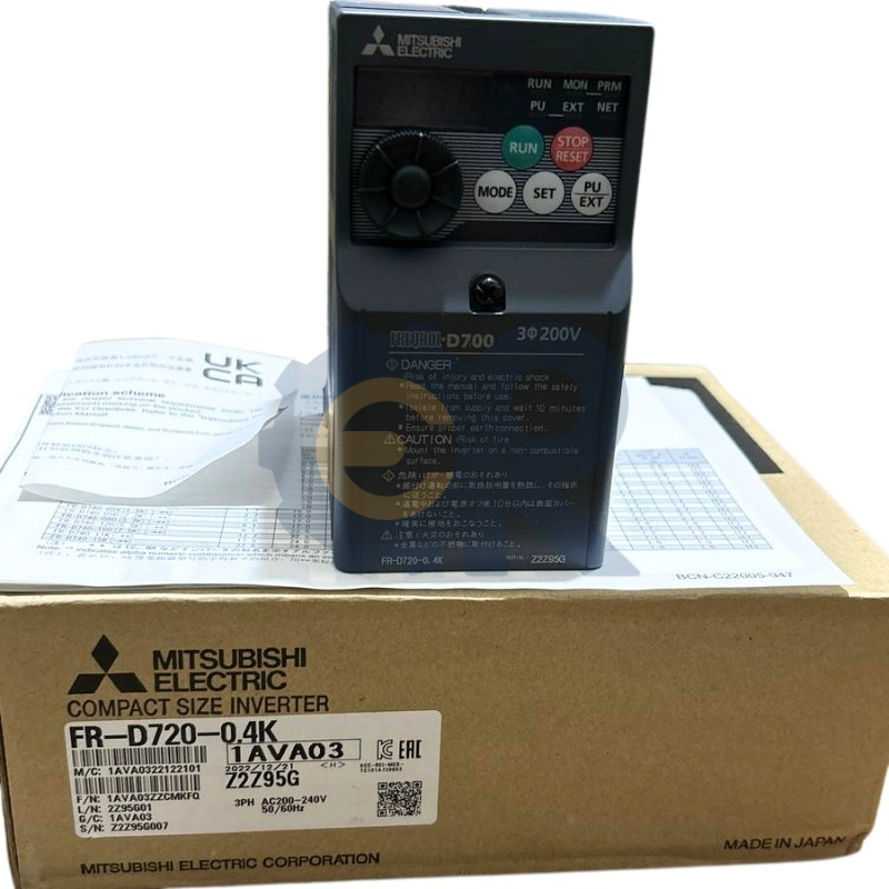 Mitsubishi FR-D720-0.4K FREQROL-D700 VFD - GoldRayline
