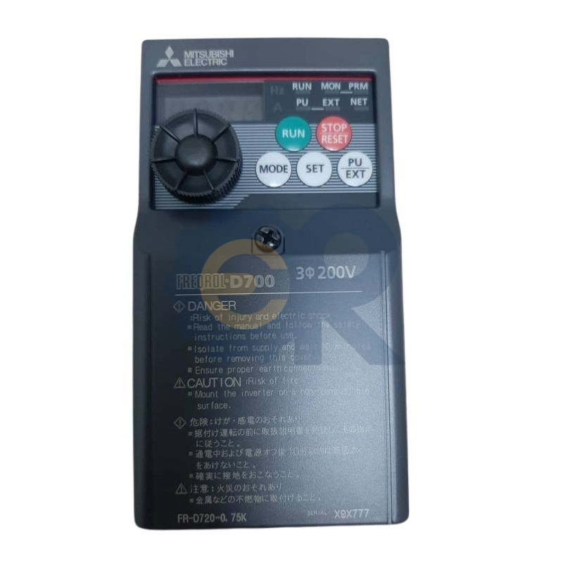 Mitsubishi FR-D720-0.75K FREQROL-D700 Inverter - GoldRayline