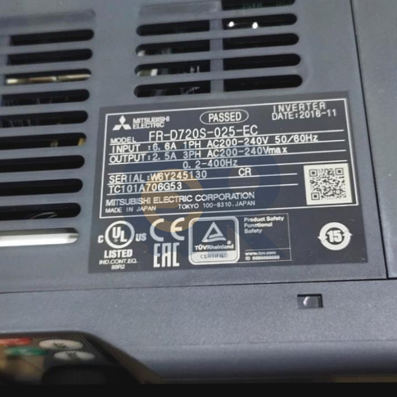 Mitsubishi FR-D720S-025-EC Inverter - GoldRayline