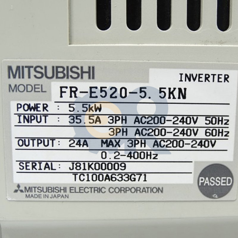 Mitsubishi FR-E520-5.5KN Inverter - GoldRayline