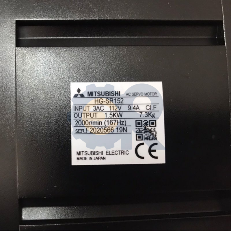 Mitsubishi HG-SR152 MELSERVO HG-SR Series Servo Motor - GoldRayline