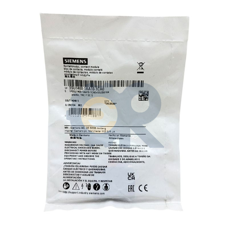 Siemens 3SU1400-1AA10-1CA0 SIRIUS ACT Series – Selector Switch Actuator ...