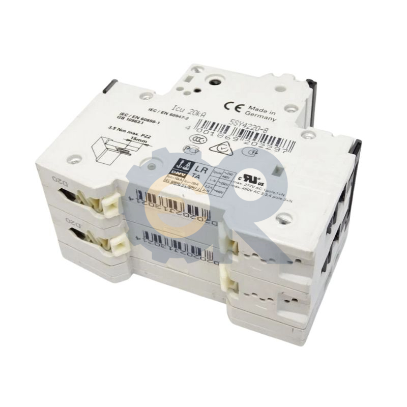 Siemens 5SY4220-8 SENTRON 5SY Miniature Circuit Breaker - GoldRayline