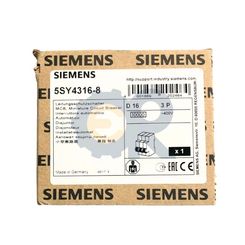 Siemens 5SY4316-8 SENTRON 5SY4 Miniature Circuit Breaker - GoldRayline