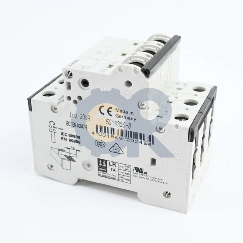 Siemens 5SY4316-8 SENTRON 5SY4 Miniature Circuit Breaker - GoldRayline