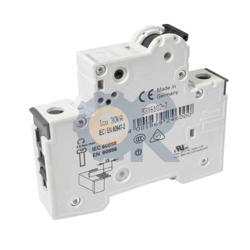 Siemens 5SY6102-7 SENTRON 5SY6 Miniature Circuit Breaker - GoldRayline