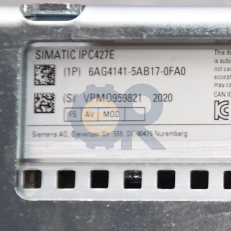 Siemens 6AG4141-5AB17-0FA0 SIMATIC IPC427E Microbox PC Industrial ...