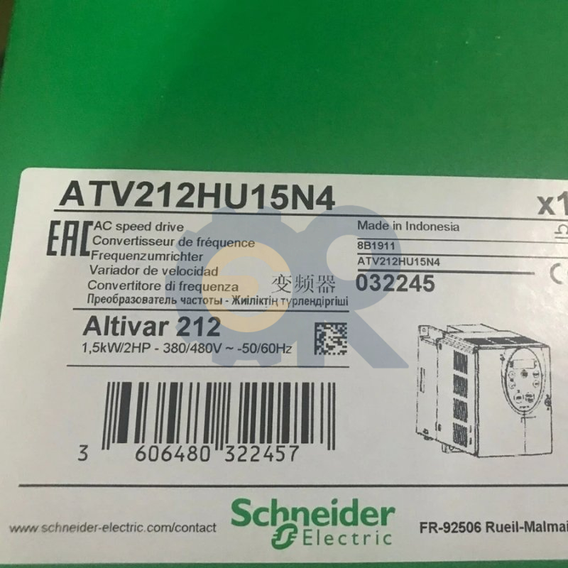 Schneider Electric ATV212HU15N4 Altivar 212 Variable Frequency Drive ...