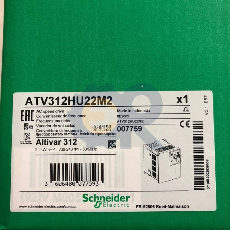 Schneider Electric ATV312HU22M2 Altivar 312 Variable Frequency Drive ...