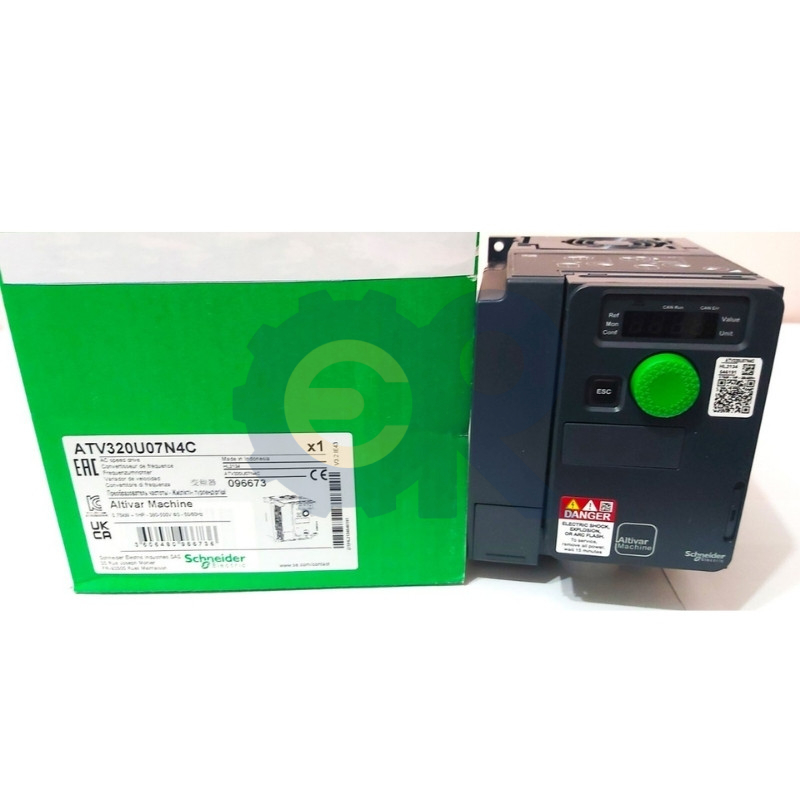 Schneider Electric ATV320U07N4C Altivar Machine ATV320 Variable Speed ...