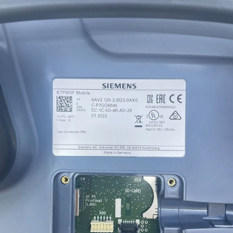 Siemens 6AV2125-2JB23-0AX0 SIMATIC HMI KTP900F Mobile Panel - GoldRayline