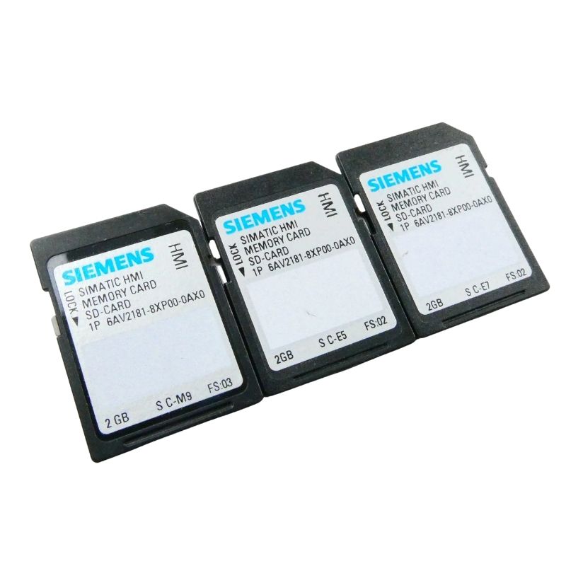 Siemens 6AV2181-8XP00-0AX0 SIMATIC HMI 2 GB SD Memory Card - GoldRayline
