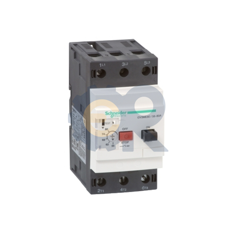 Schneider GV3ME80 TeSys GV3 Motor Circuit Breaker 80A Adjustable ...