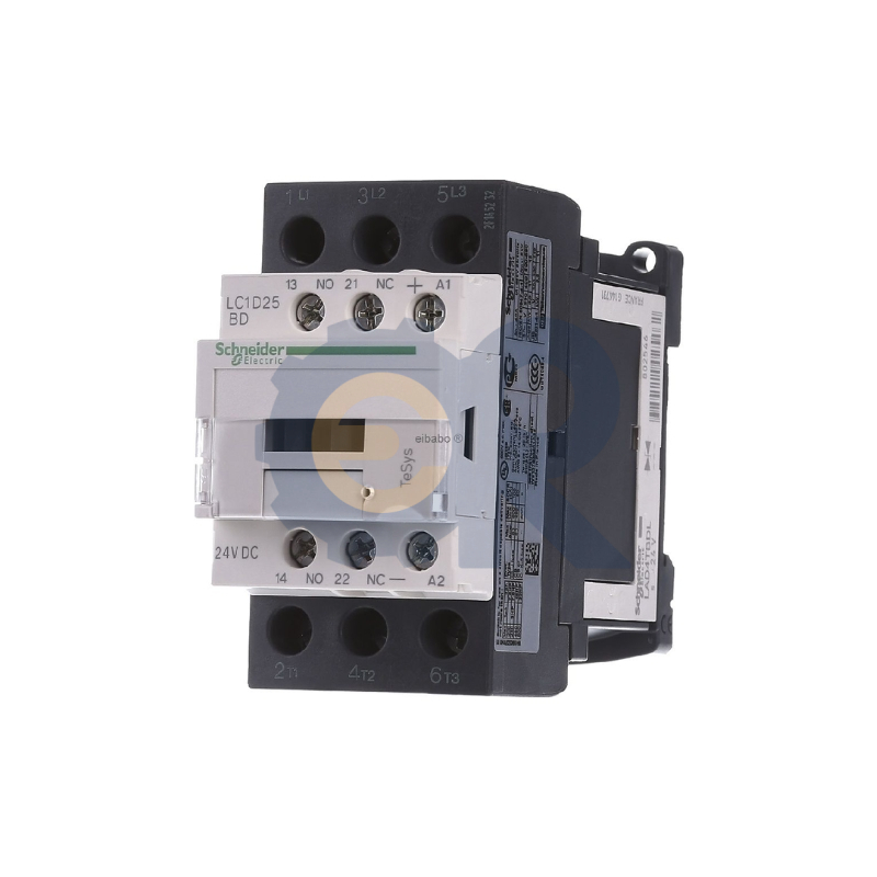 Schneider LC1D25BD TeSys D Contactor 3-Pole 25A 24V DC Coil - GoldRayline